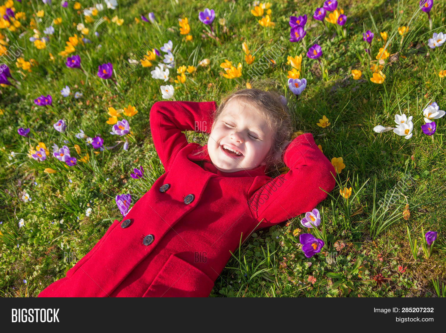 Child Enjoys Spring, Image & Photo (Free Trial) | Bigstock