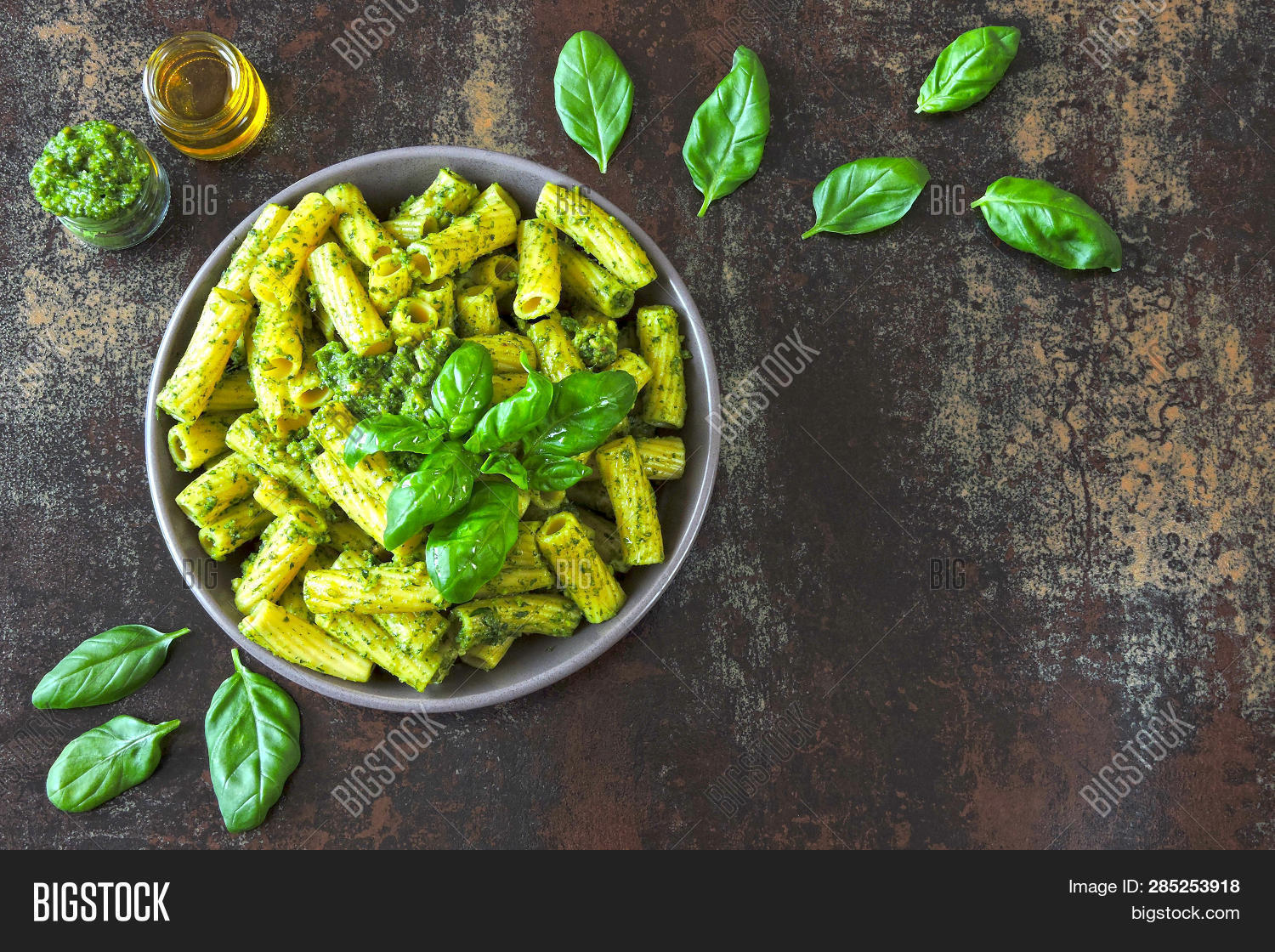 Appetizing Pasta Pesto Image & Photo (Free Trial) | Bigstock