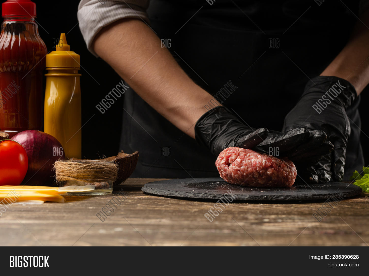 Chef Prepares Meat Image & Photo (Free Trial) | Bigstock