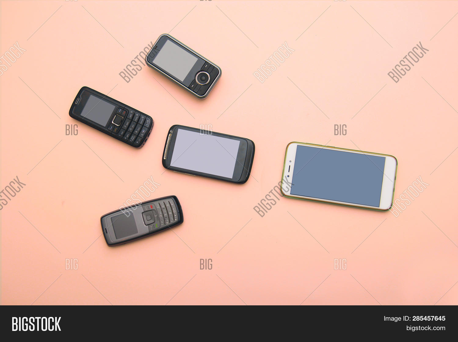 Evolution Cell Phones Image & Photo (Free Trial) | Bigstock