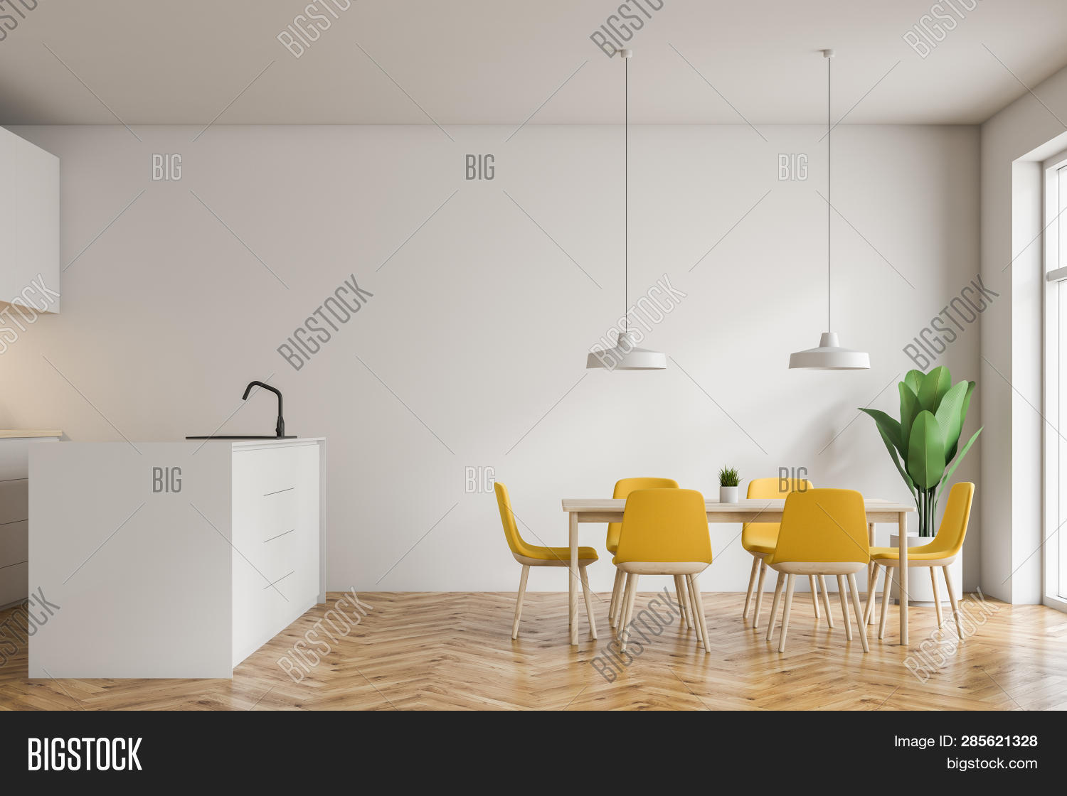 White Kitchen Bar Image & Photo (Free Trial) | Bigstock