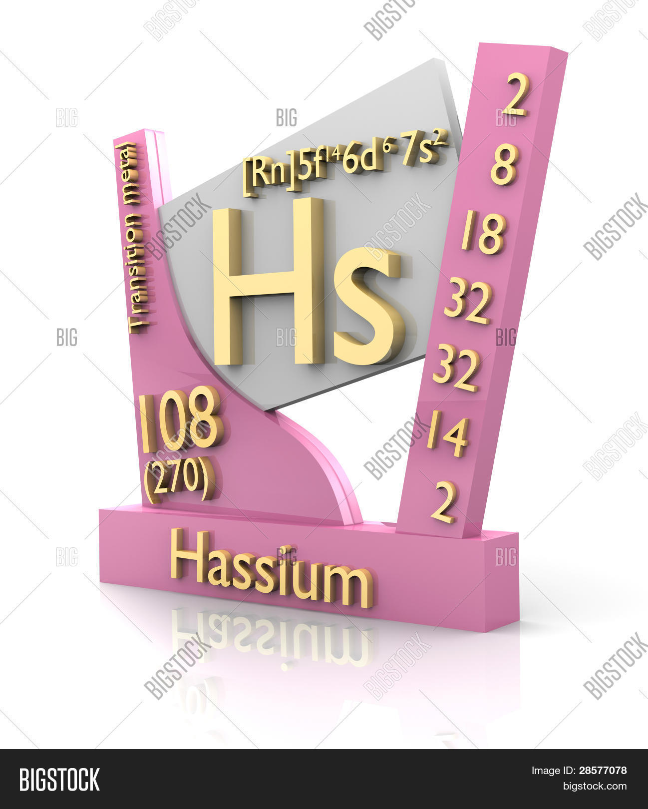 Hassium Form Periodic Image & Photo (Free Trial) | Bigstock