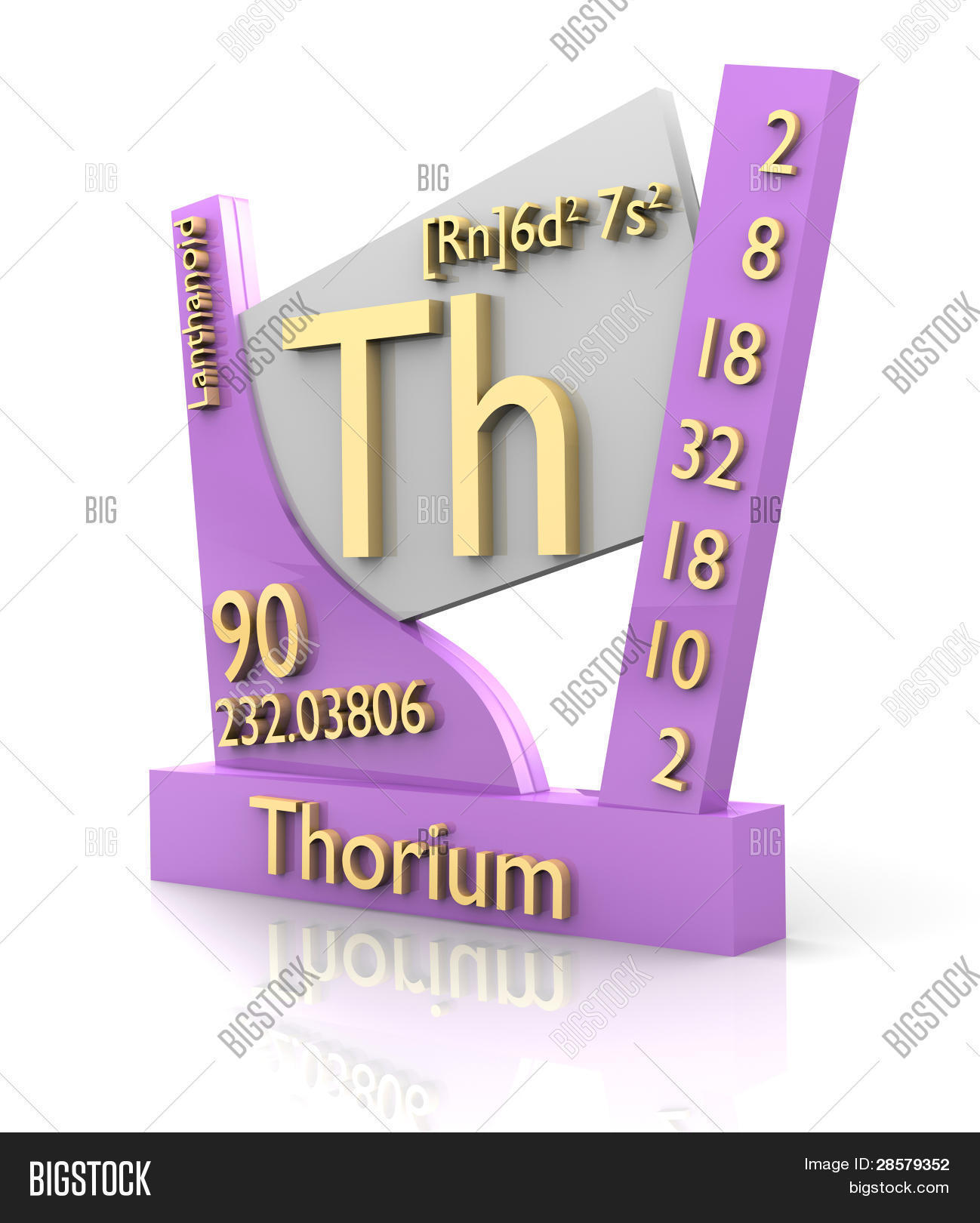 Thorium Form Periodic Image & Photo (Free Trial) | Bigstock