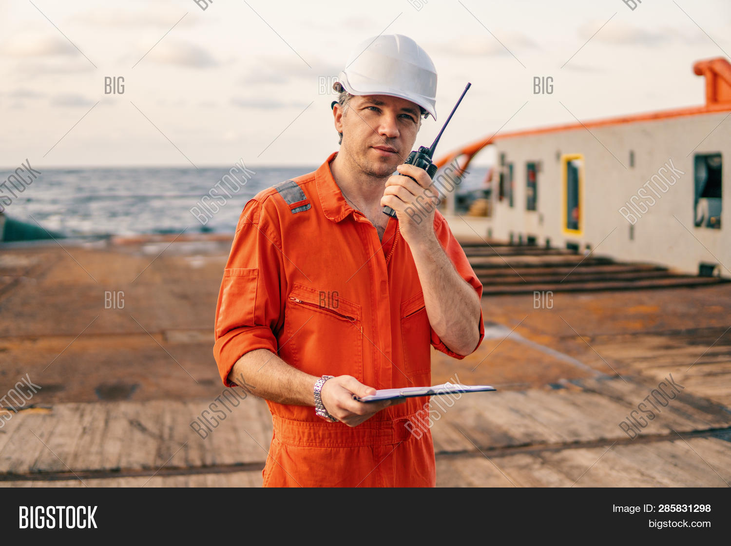 Deck Officer On Deck Image & Photo (Free Trial) | Bigstock