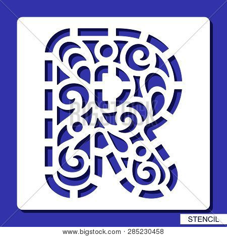 Stencil. Alphabet. Vector & Photo (Free Trial) | Bigstock