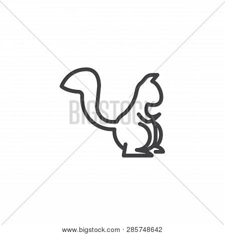 Squirrel Side View Vector & Photo (Free Trial) | Bigstock