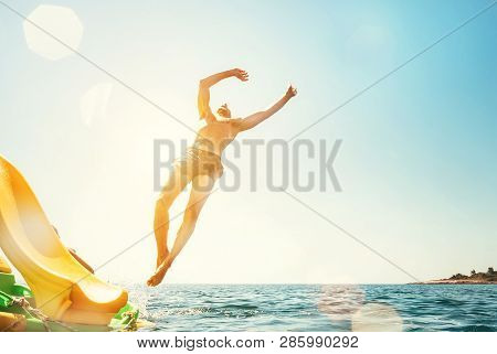 Man Jumping Backwards Image & Photo (Free Trial) | Bigstock