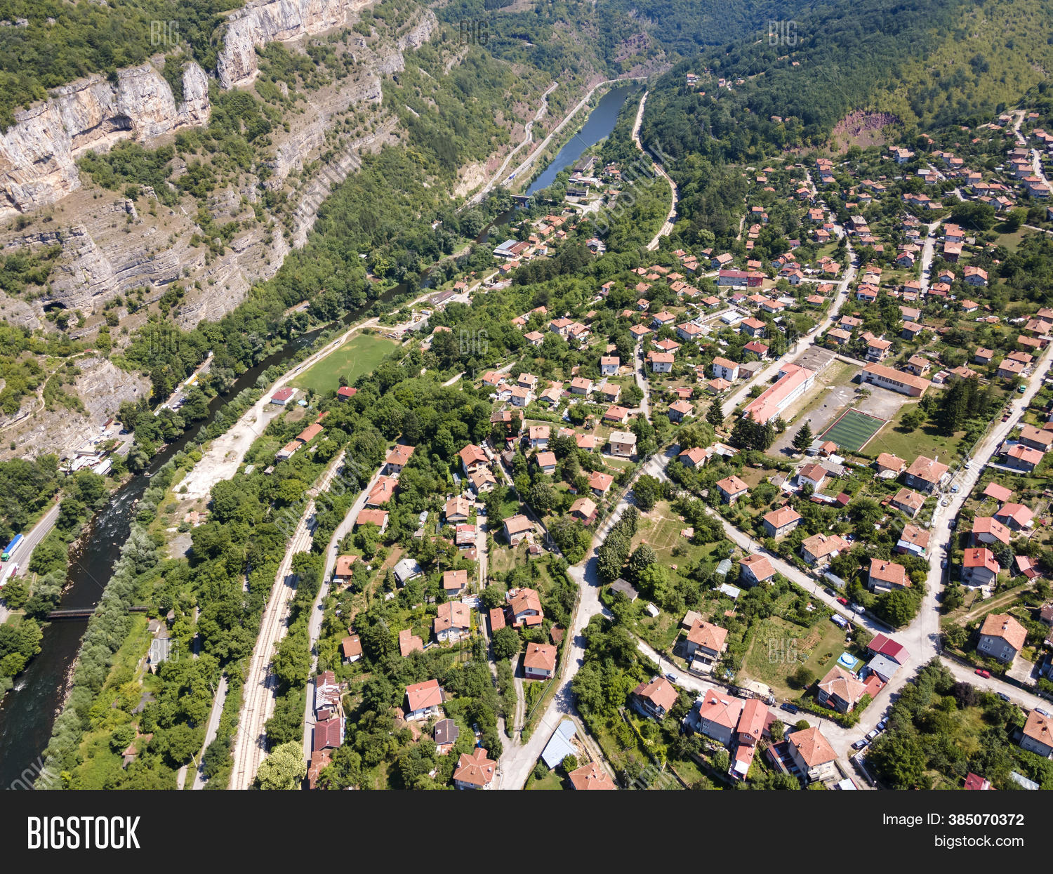 Aerial View Iskar Image & Photo (Free Trial) | Bigstock