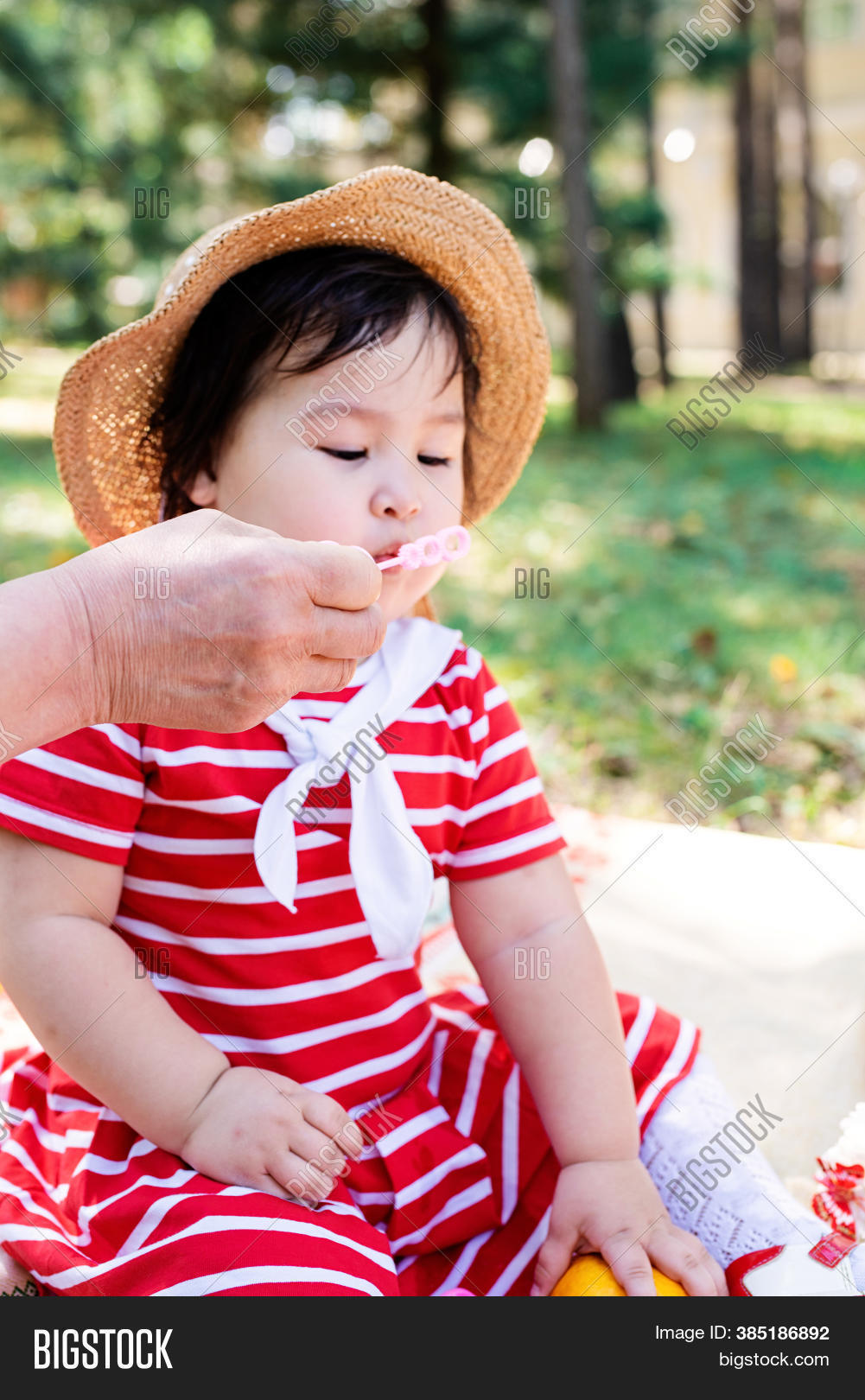 Cute Little Baby Red Image & Photo (Free Trial) | Bigstock