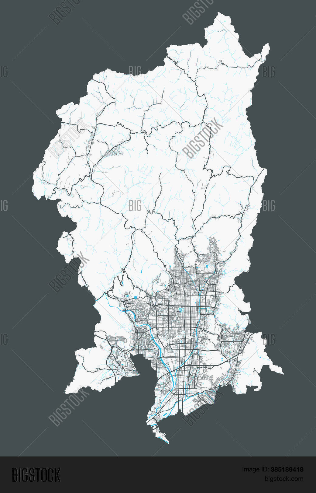 Kyoto Map. Detailed Vector & Photo (Free Trial) | Bigstock