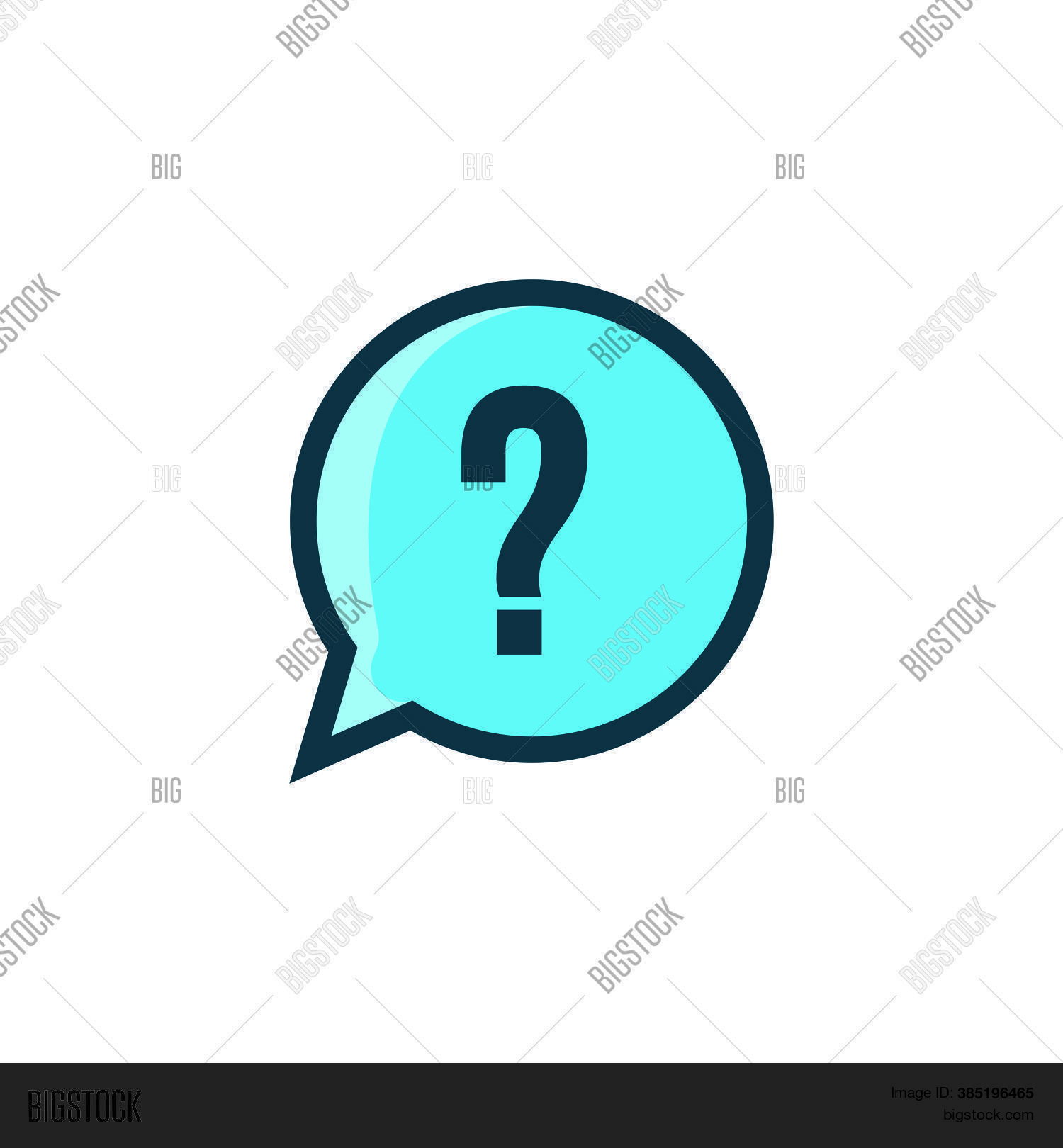 Question Mark Bubble Vector & Photo (Free Trial) | Bigstock