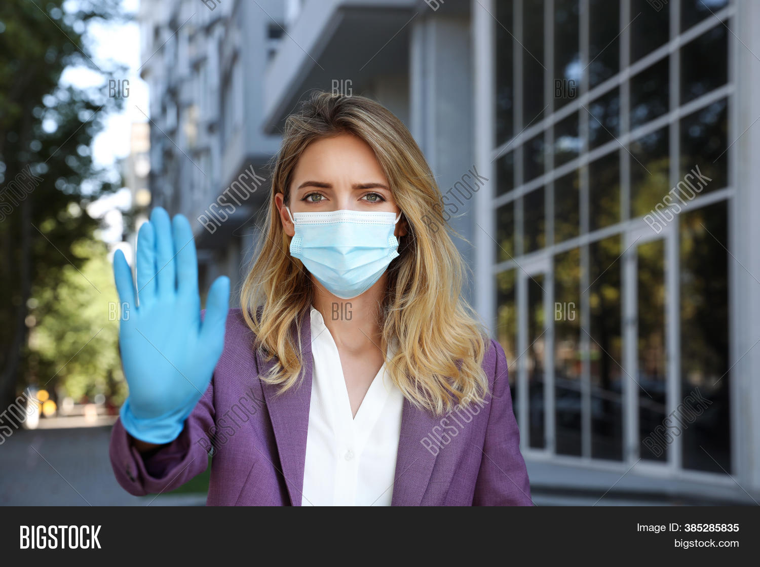 Woman Protective Face Image & Photo (Free Trial) | Bigstock