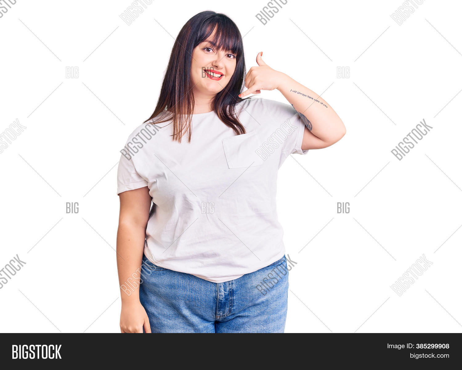 Young Plus Size Woman Image & Photo (Free Trial) | Bigstock