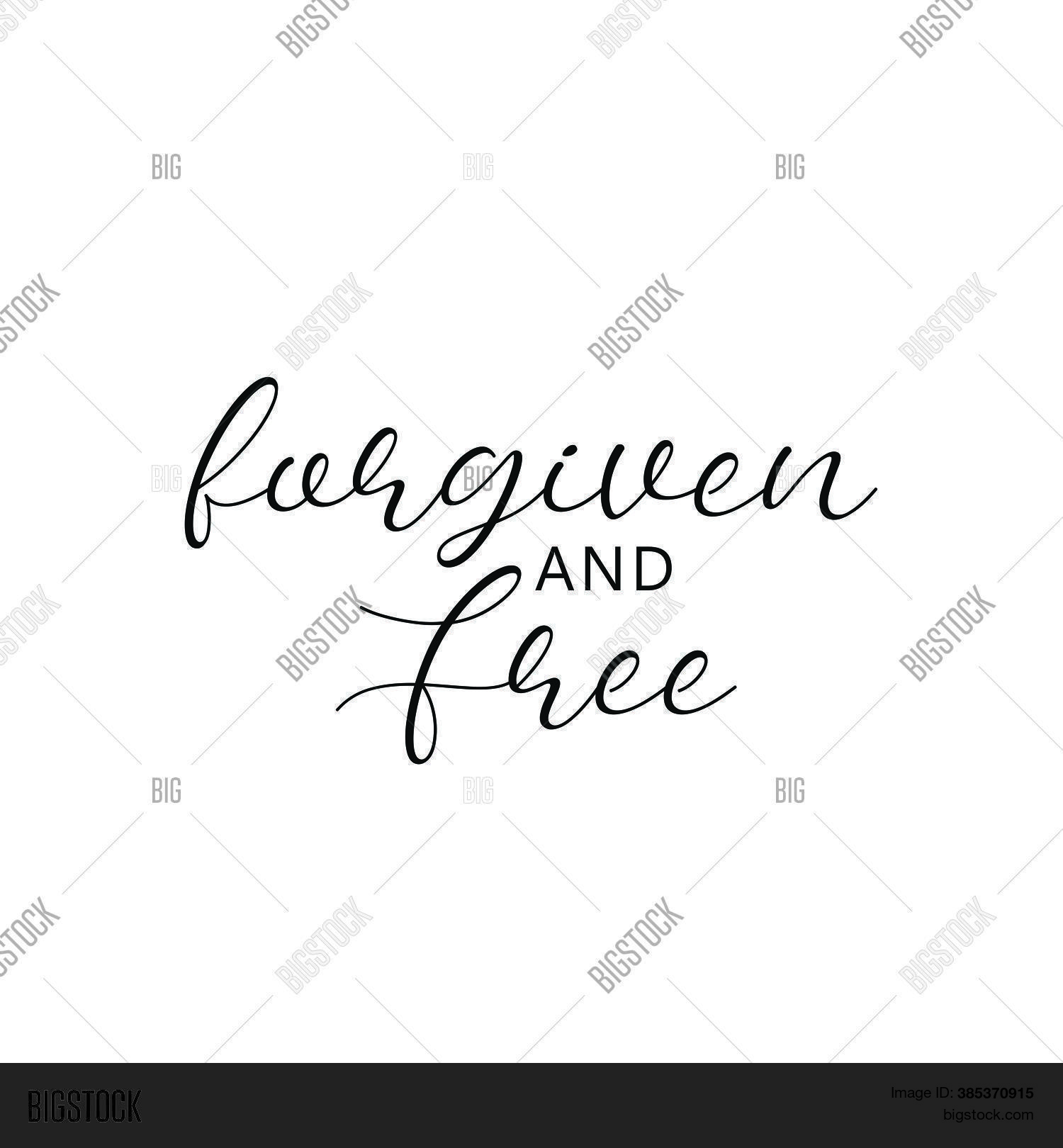 Forgiven Free, Bible Vector & Photo (Free Trial) | Bigstock