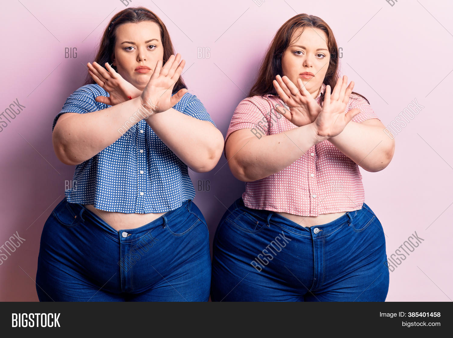Young Plus Size Twins Image & Photo (Free Trial) | Bigstock