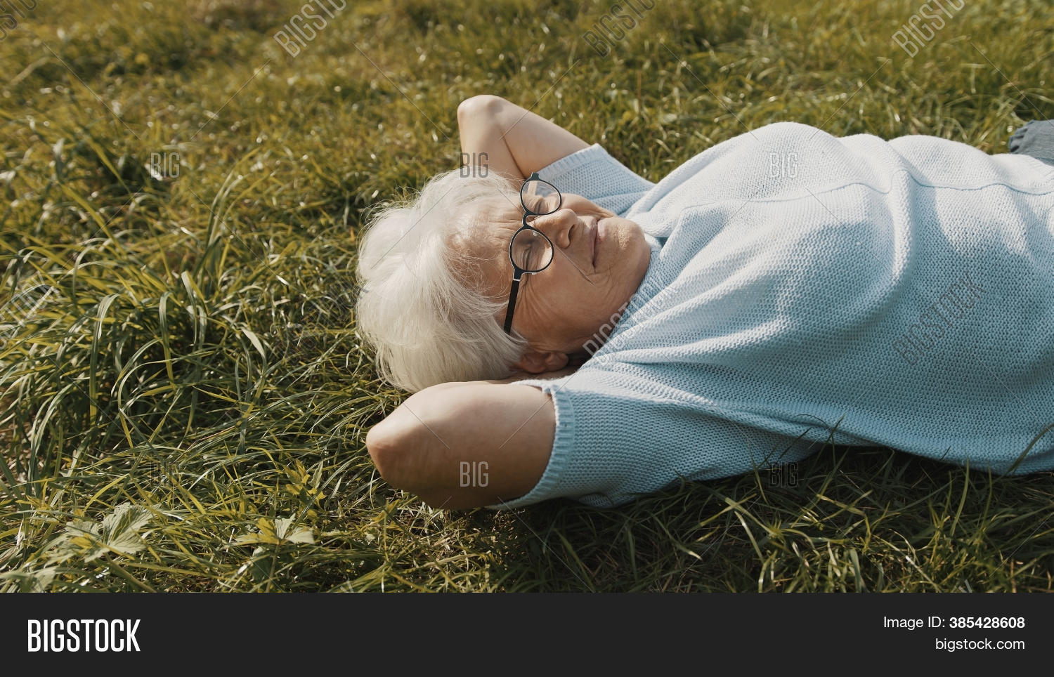 Cool Grandma Lying On Image & Photo (Free Trial) | Bigstock