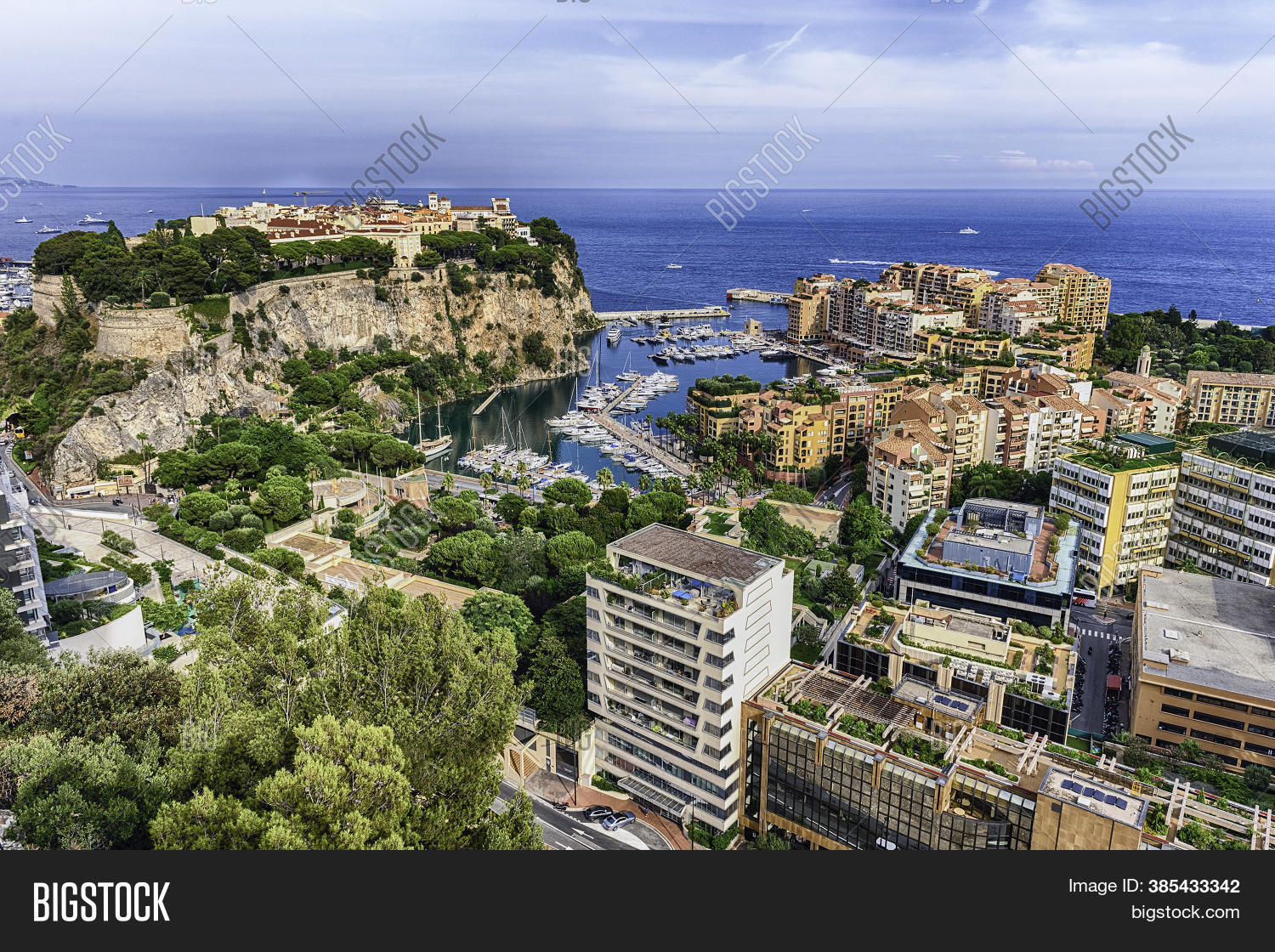 Panoramic View Monaco Image & Photo (Free Trial) | Bigstock