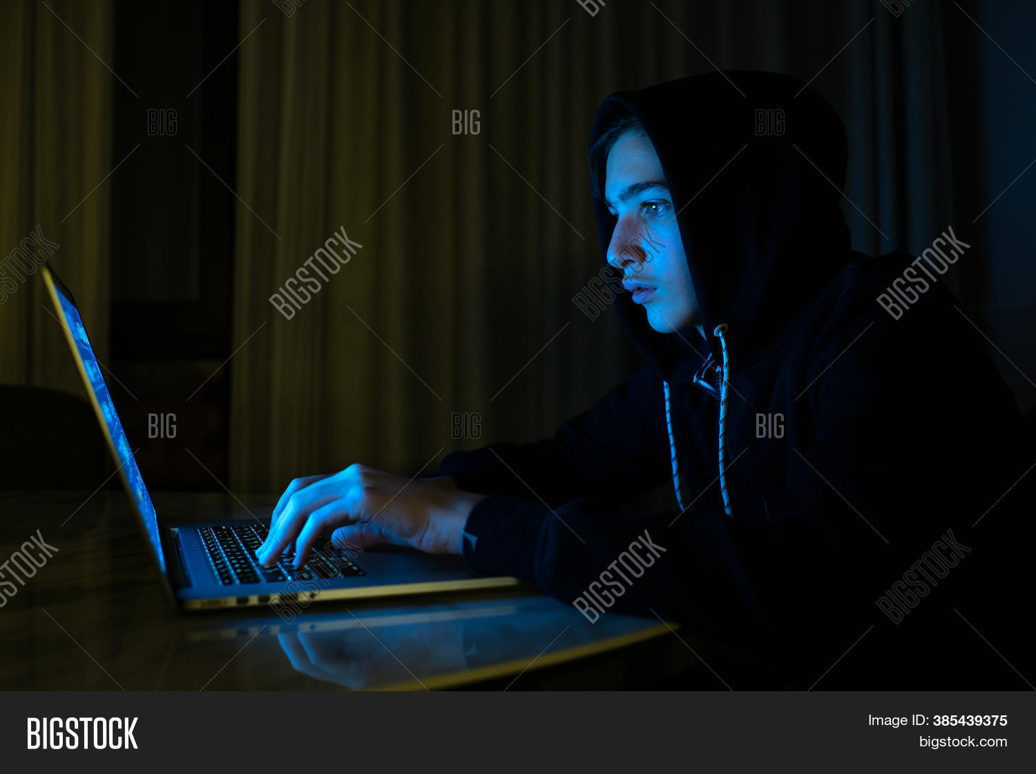 Hacker Hacking Into Image & Photo (Free Trial) | Bigstock