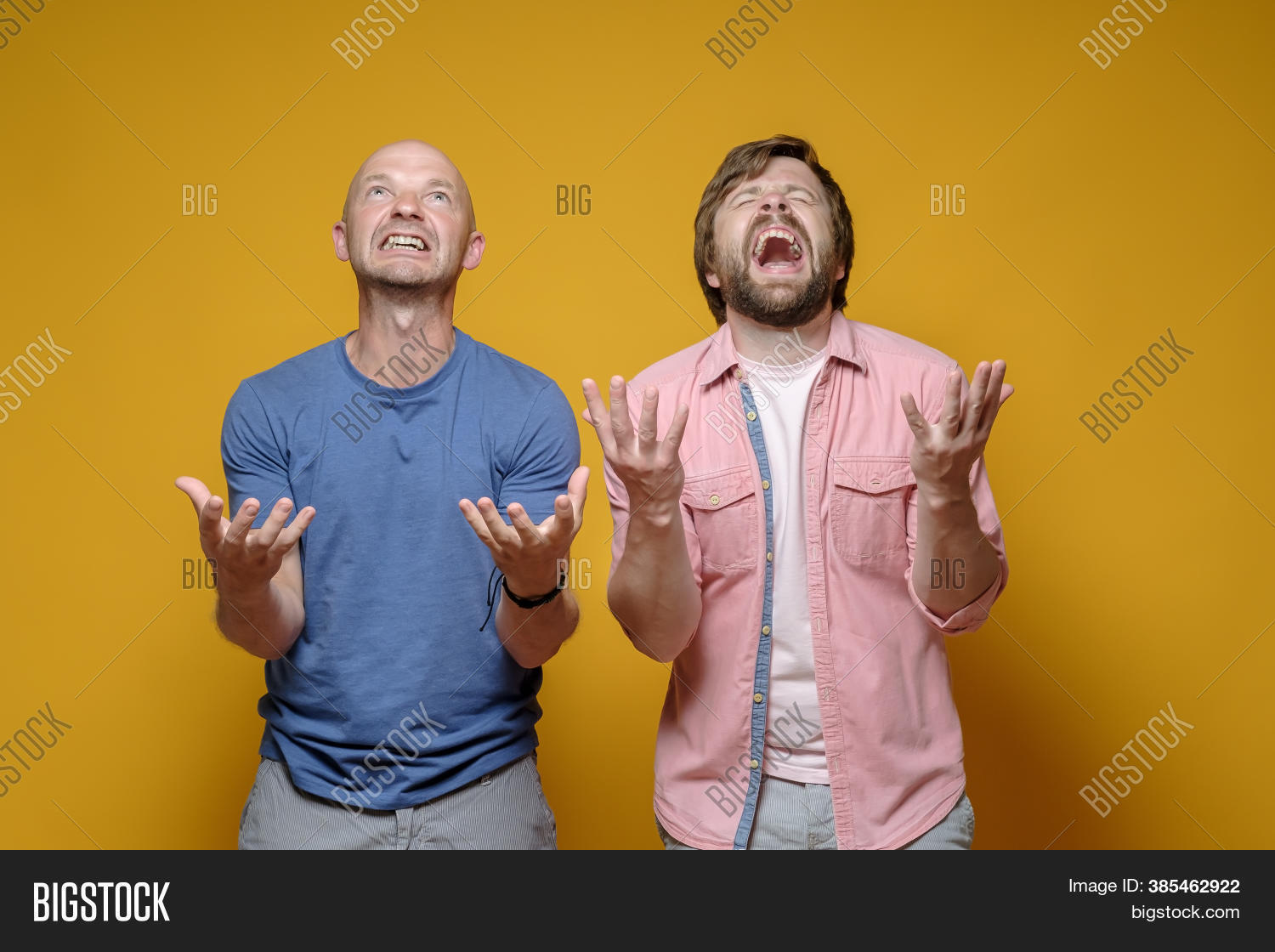Two Men Look Making Image & Photo (Free Trial) | Bigstock