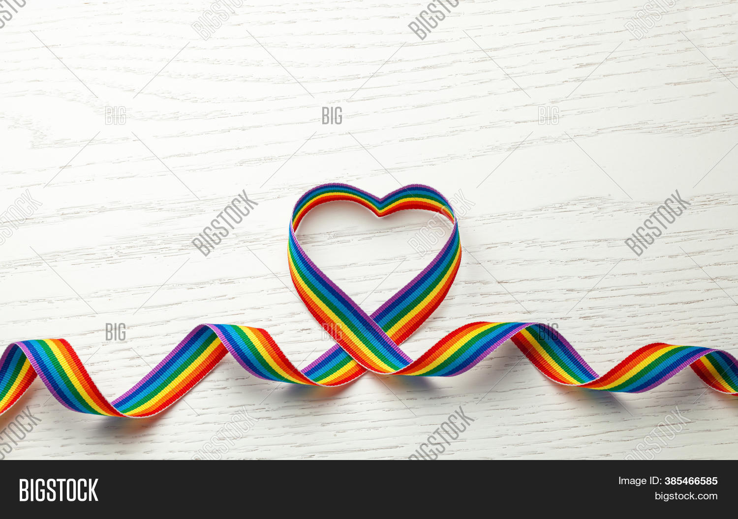 Lgbt Rainbow Ribbon Image & Photo (Free Trial) | Bigstock