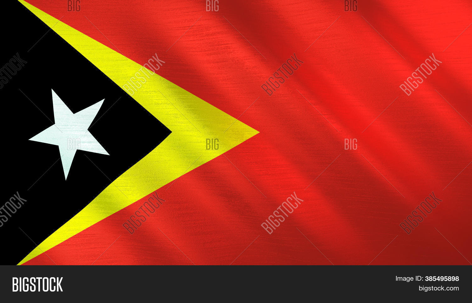 Waving Flag East Timor Image & Photo (Free Trial) | Bigstock