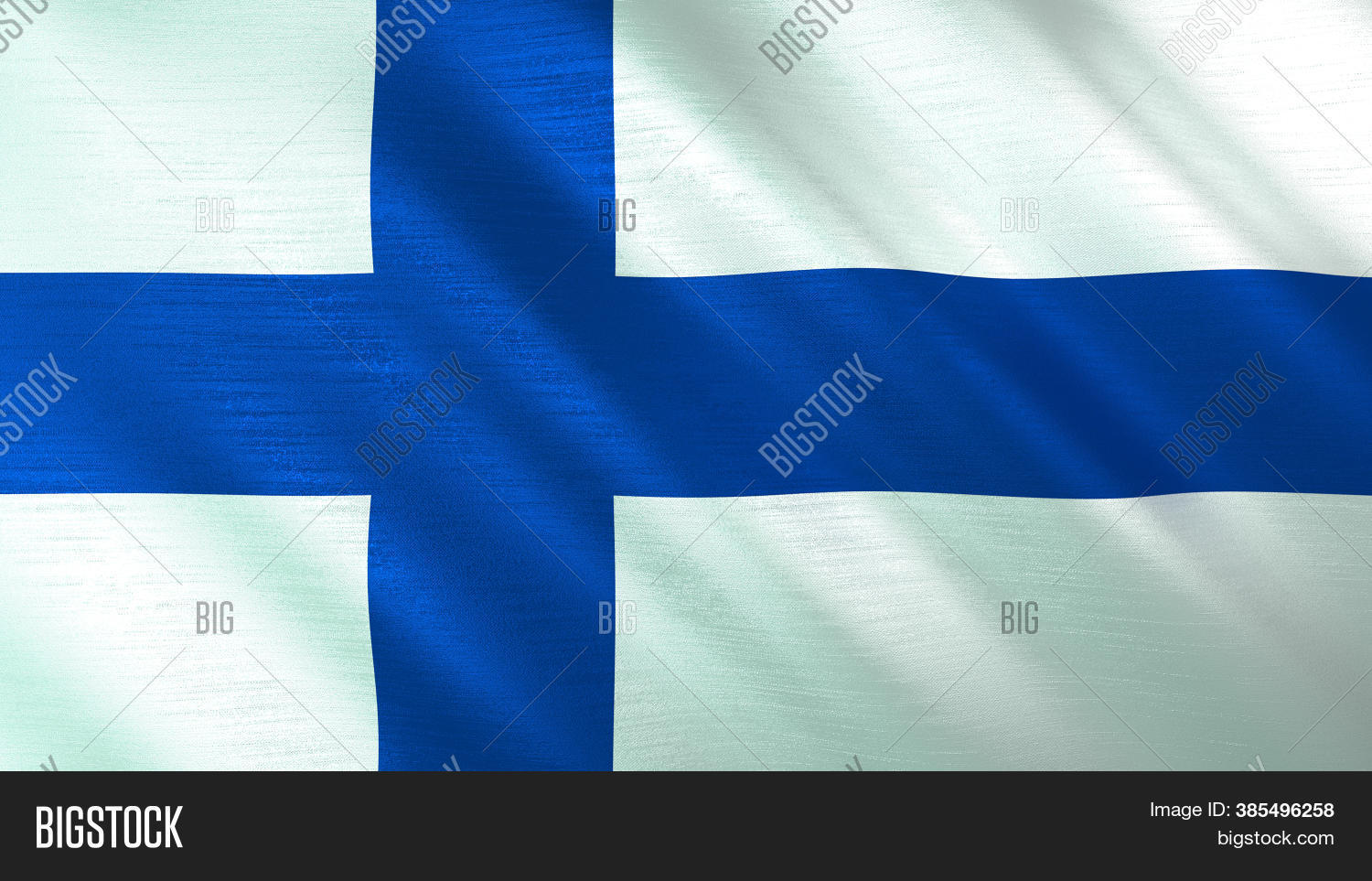 Waving Flag Finland. Image & Photo (Free Trial) | Bigstock