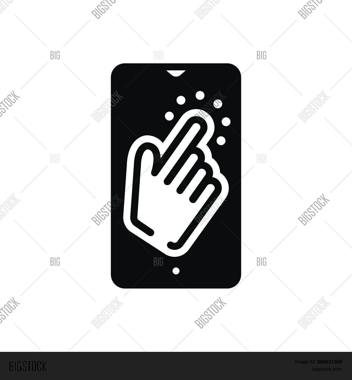 Black Solid Icon Once Vector & Photo (Free Trial) | Bigstock