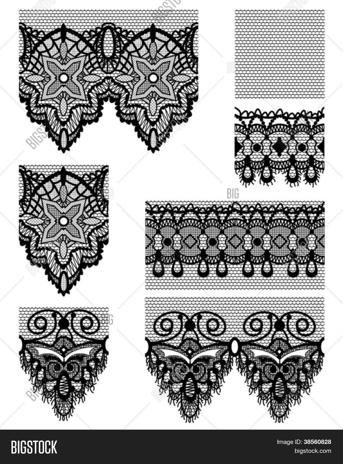 Gothic Style Lace Vector & Photo (Free Trial) | Bigstock