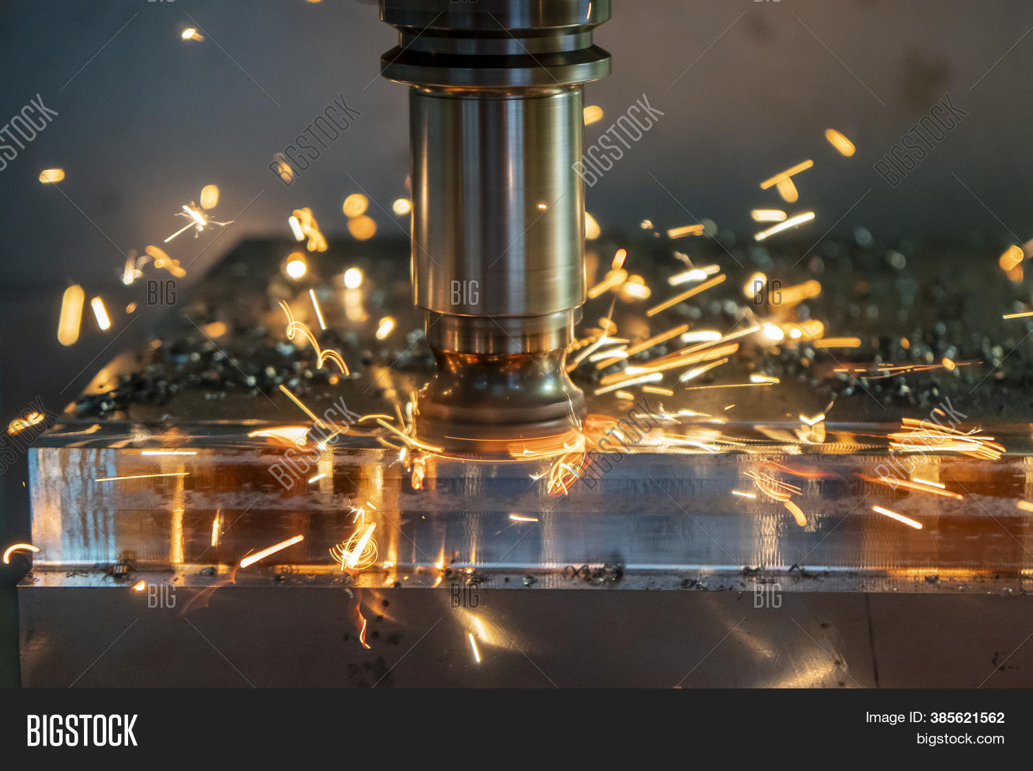 Burning Chip Cnc Image & Photo (Free Trial) | Bigstock