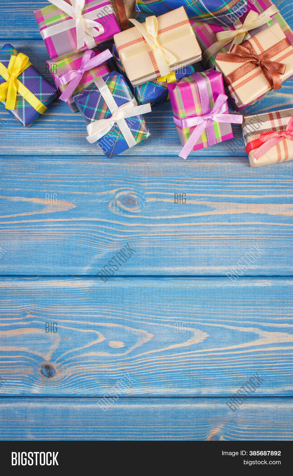 Wrapped Colorful Gifts Image & Photo (Free Trial) | Bigstock