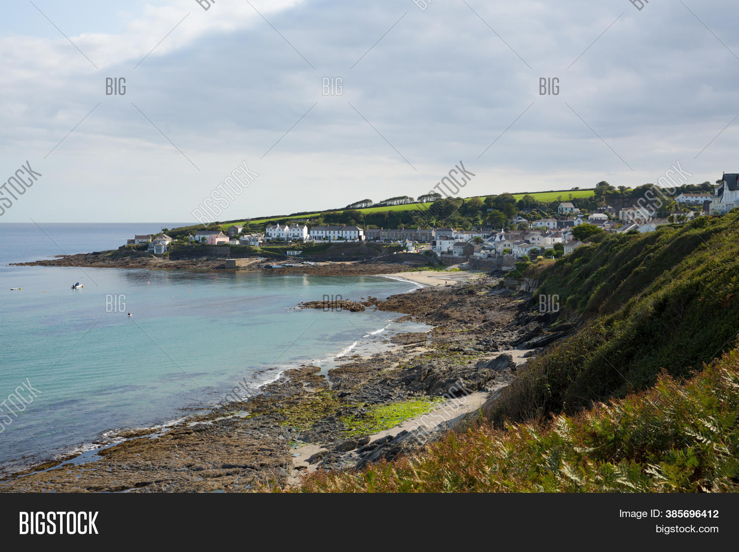 Portscatho Cornwall On Image & Photo (Free Trial) | Bigstock