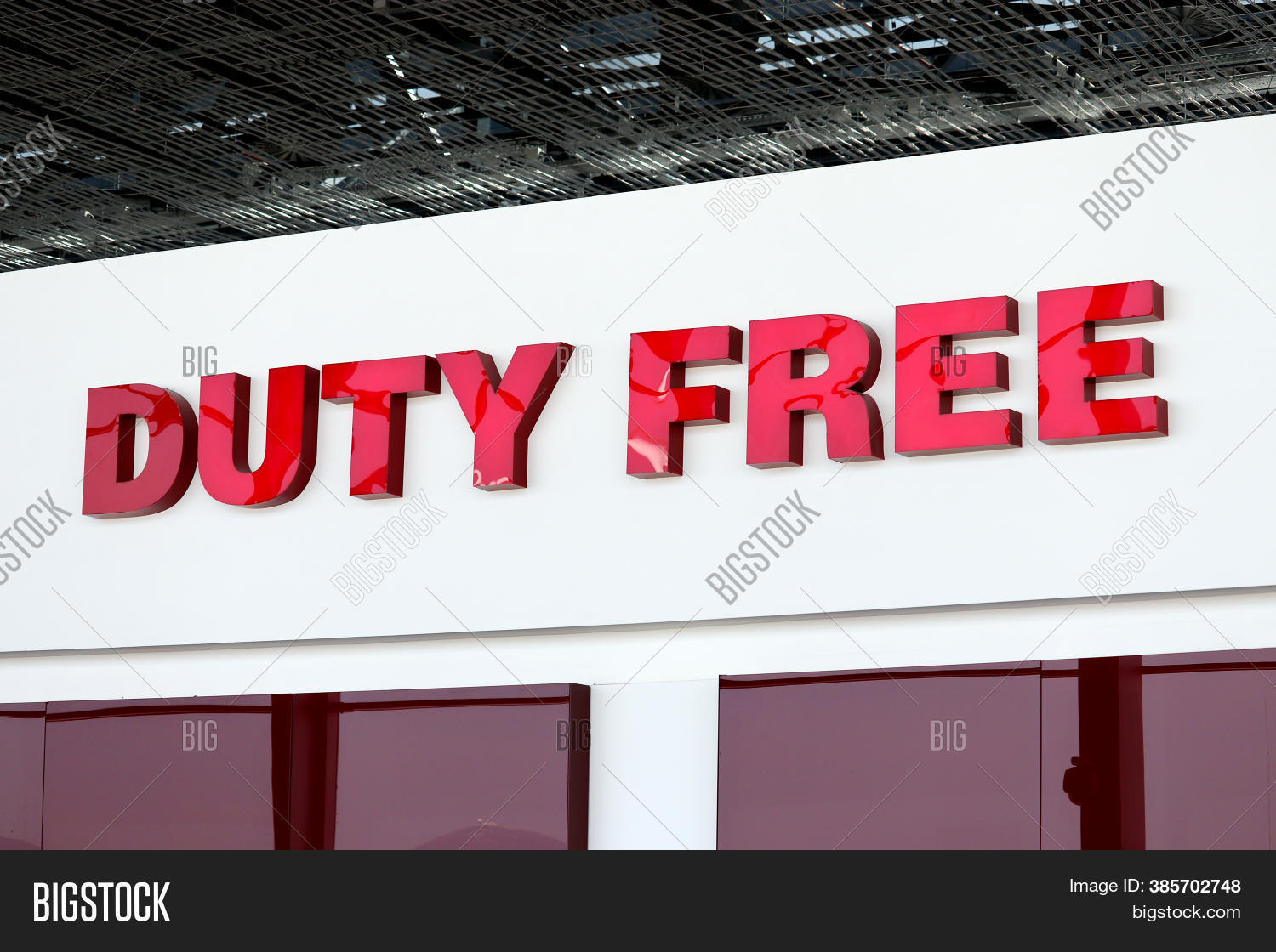 Duty Free Sign Airport Image & Photo (Free Trial) | Bigstock
