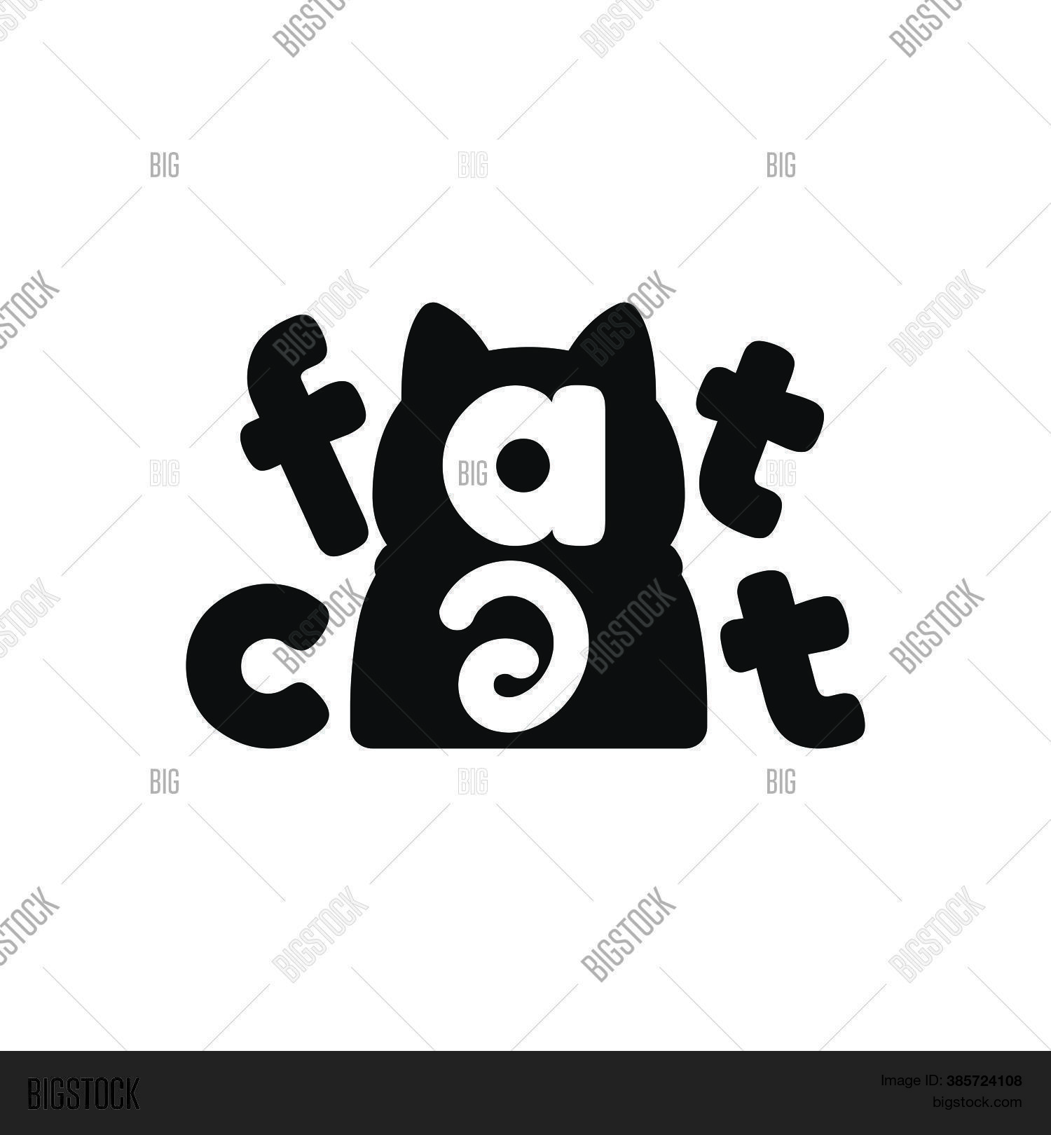 Logo Design About Fat Vector & Photo (Free Trial) | Bigstock