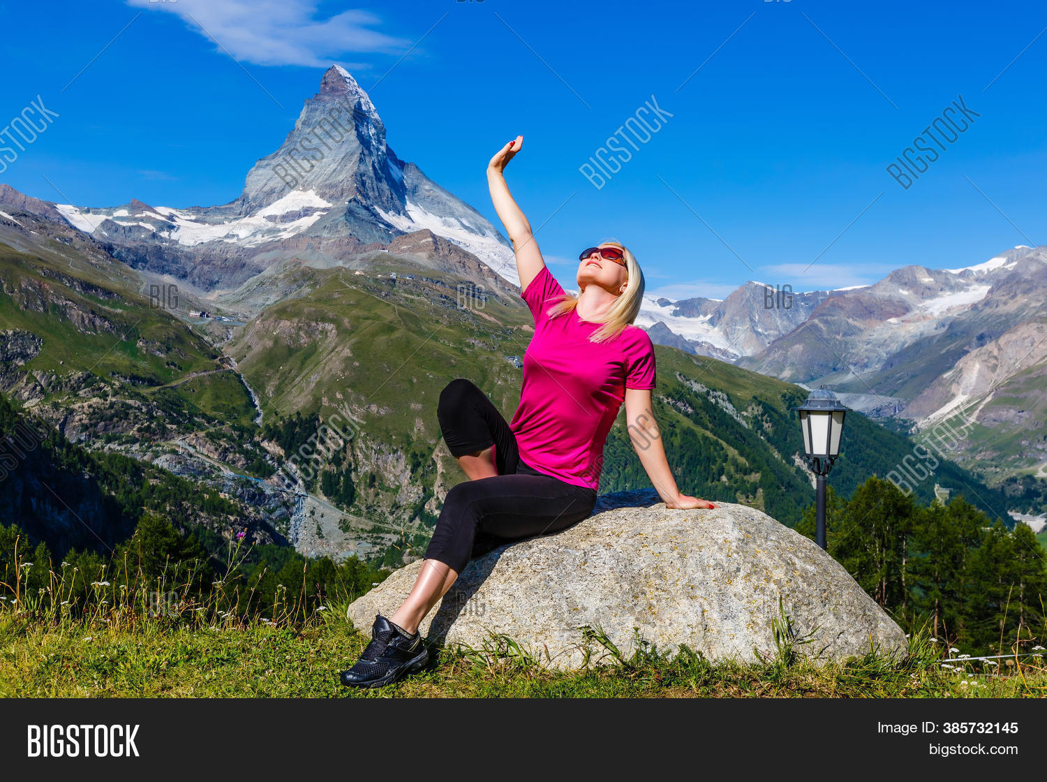 Woman Hikers Alps, Image & Photo (Free Trial) | Bigstock
