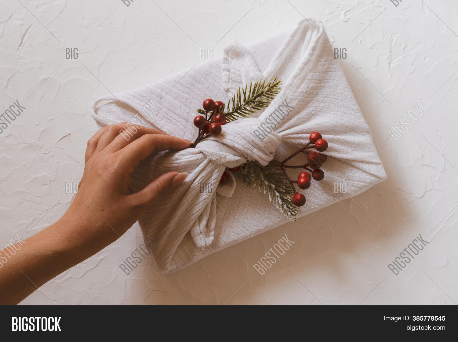 Fabric Wrapped Gifts. Image & Photo (Free Trial) | Bigstock
