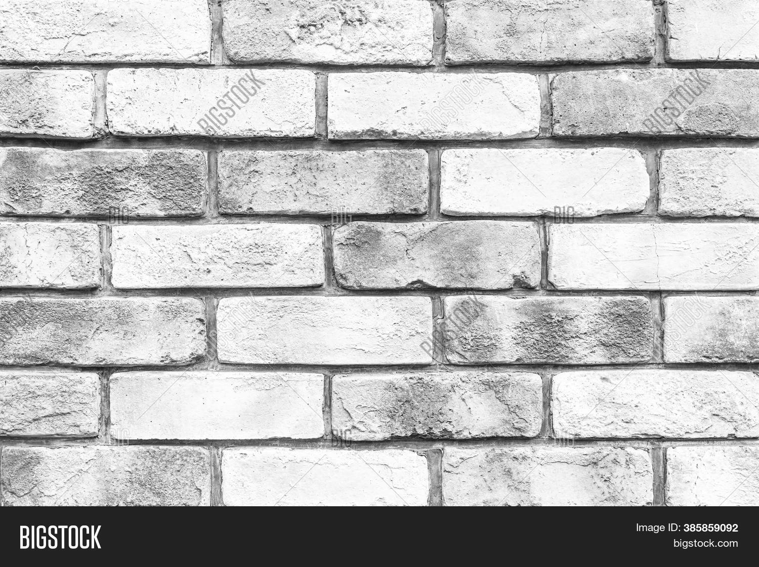 White Stone Brick Wall Image & Photo (Free Trial) | Bigstock