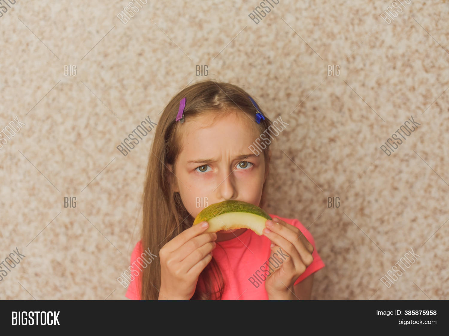 Portrait Girl Biting Image & Photo (Free Trial) | Bigstock
