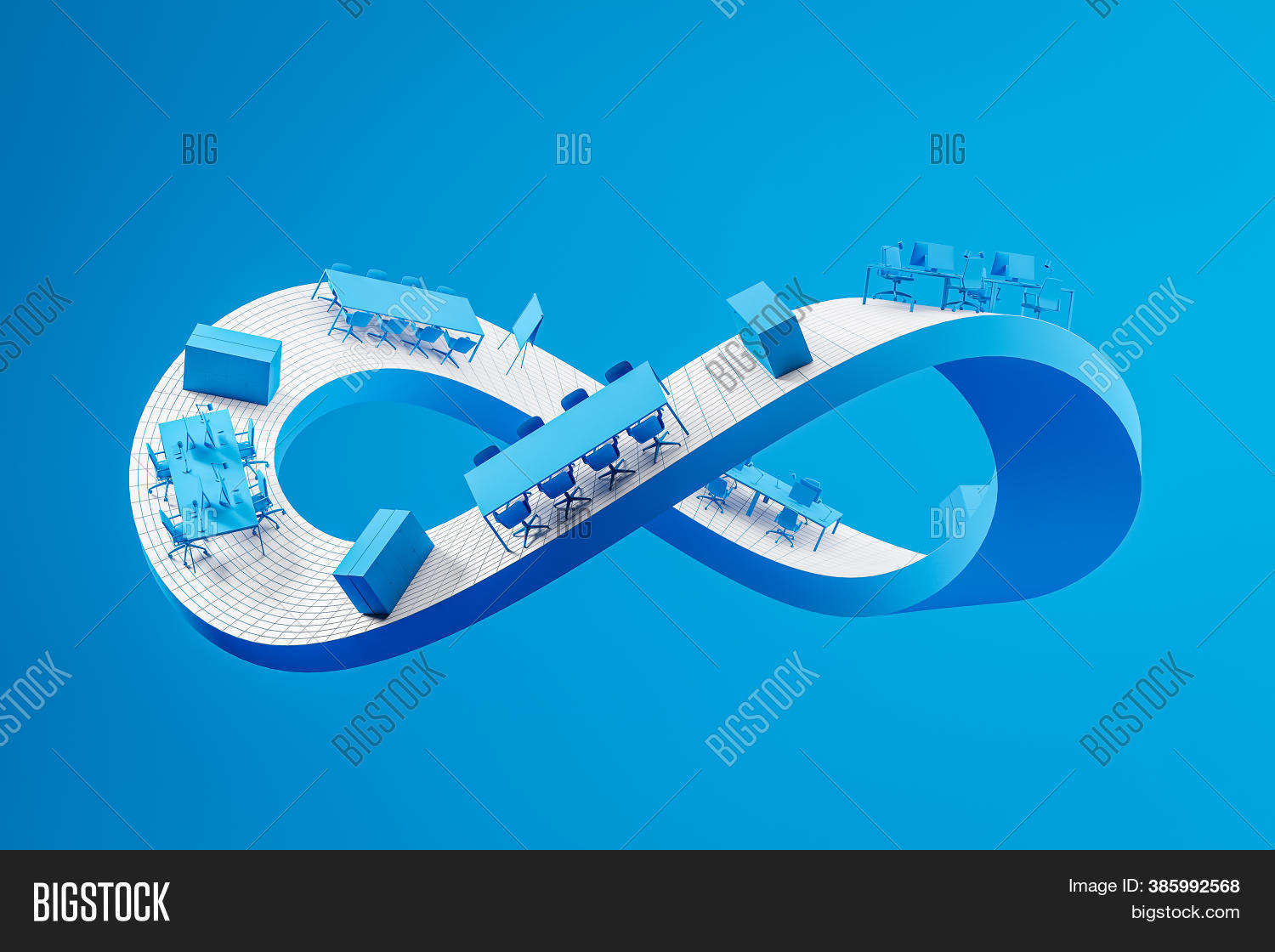 White Mobius Strip Image & Photo (Free Trial) | Bigstock