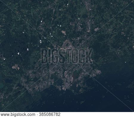 Satellite Map Helsinki Image & Photo (Free Trial) | Bigstock