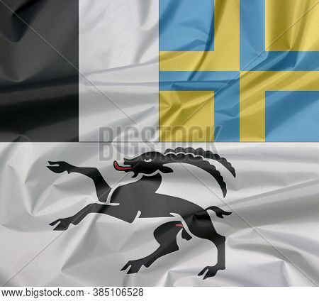 Fabric Flag Graubunden Image & Photo (Free Trial) | Bigstock
