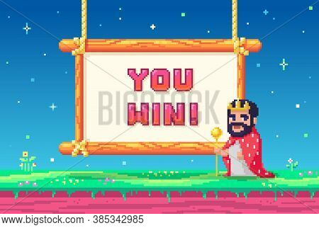 Pixel Art Ui Design Vector & Photo (Free Trial) | Bigstock