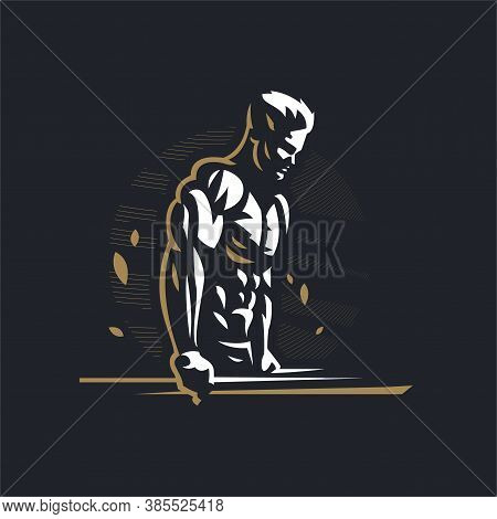 Fitness Man Muscles Vector & Photo (Free Trial) | Bigstock