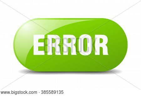 Error Button. Sticker Vector & Photo (Free Trial) | Bigstock