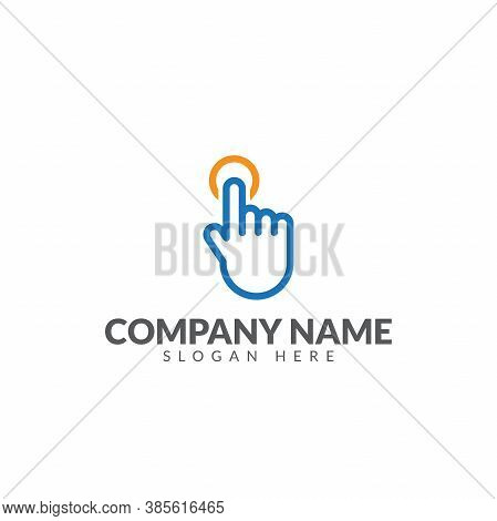 Touch Logo, Hand Vector & Photo (Free Trial) | Bigstock