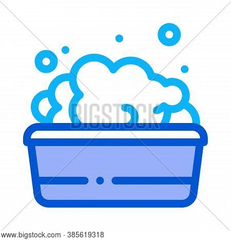 Bath Foamy Water Icon Vector & Photo (Free Trial) | Bigstock