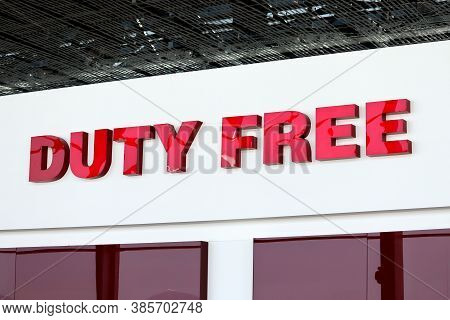 Duty Free Sign Airport Image & Photo (Free Trial) | Bigstock