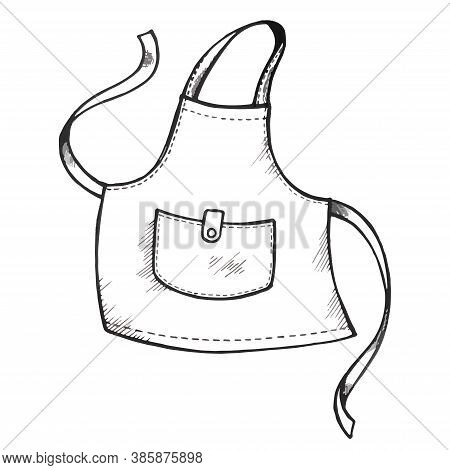 Hand Drawing Apron Vector & Photo (Free Trial) | Bigstock