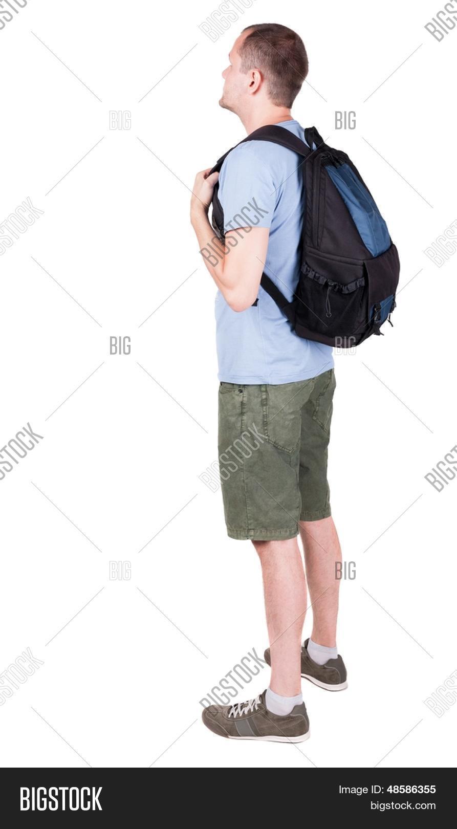 Back View Man Backpack Image & Photo (Free Trial) | Bigstock