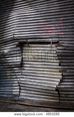 Corrugated Metal Door Image & Photo (Free Trial) | Bigstock