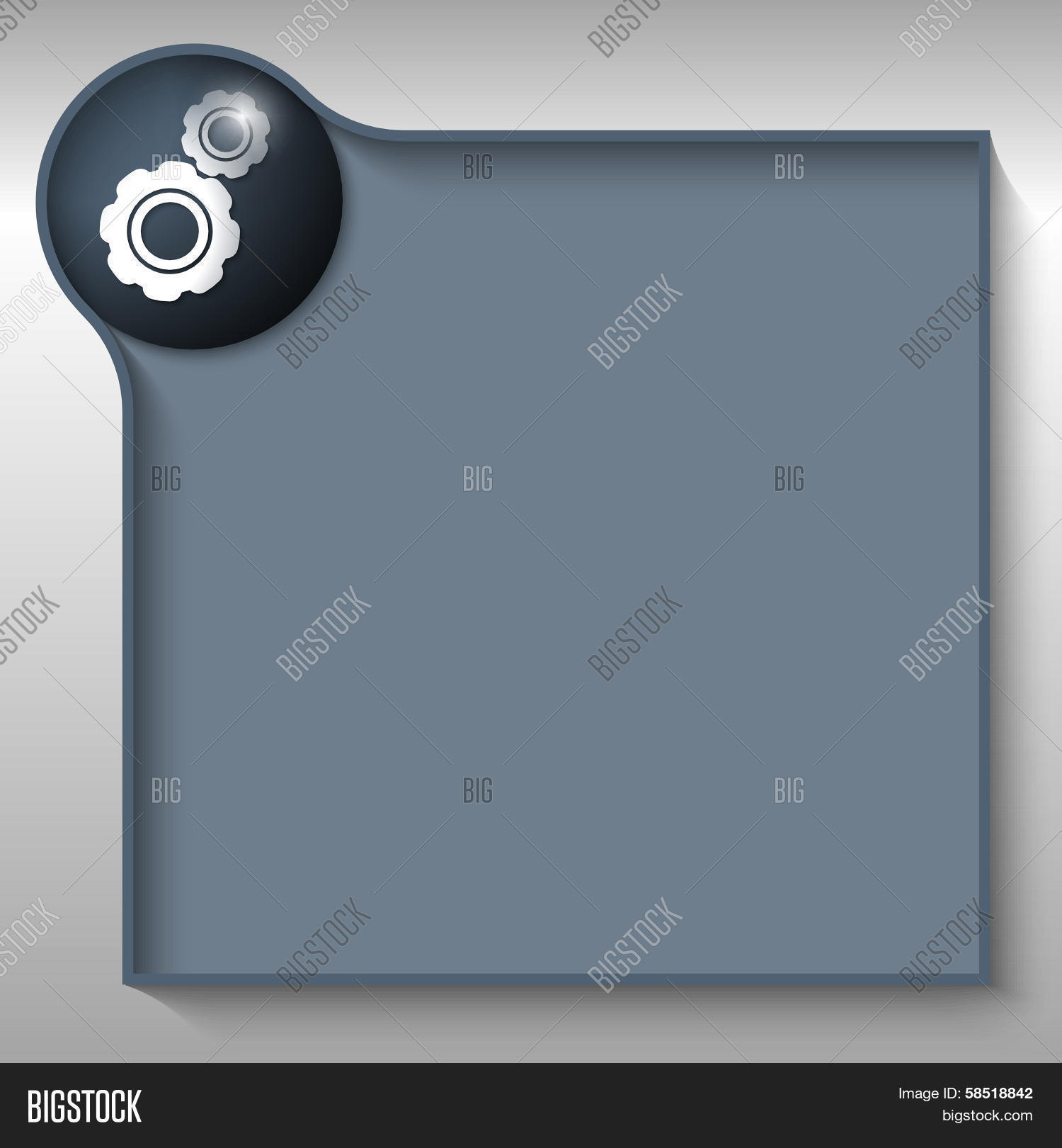 Gray Text Box Any Vector & Photo (Free Trial) | Bigstock